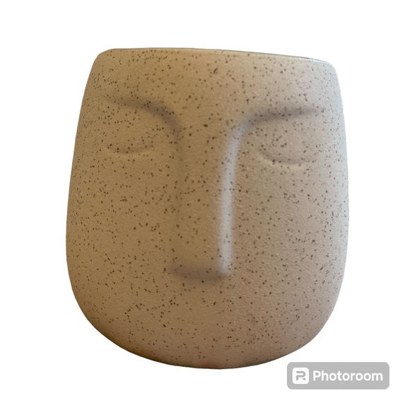 UCI | Accents | Ceramic Head Planter Modern Art Face Shape Flower Pots ...